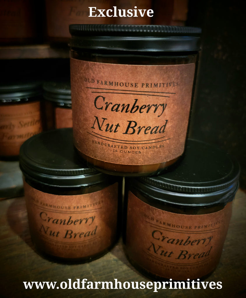 EXCLUSIVE! Old Farmhouse Primitives 16oz Soy Jar Candles ♥️ NEW SCENTS