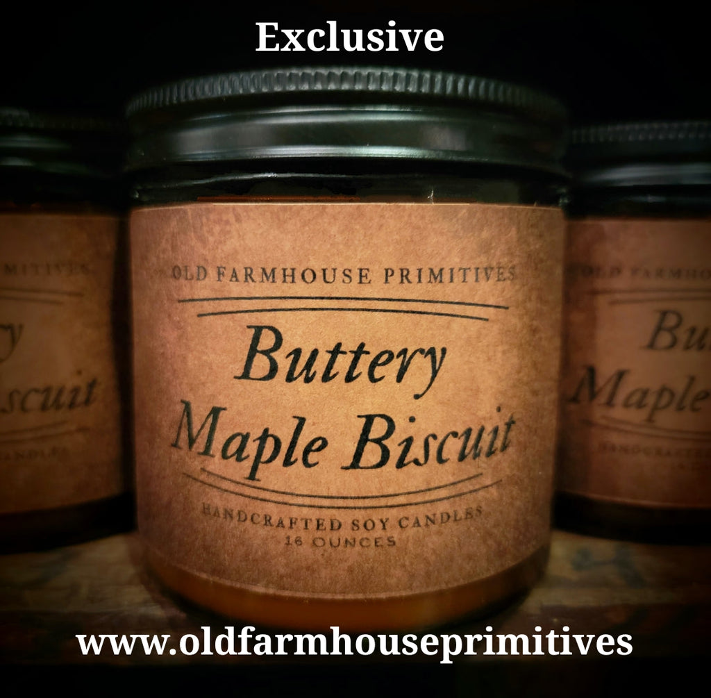 EXCLUSIVE! Old Farmhouse Primitives 16oz Soy Jar Candles ♥️ NEW SCENTS