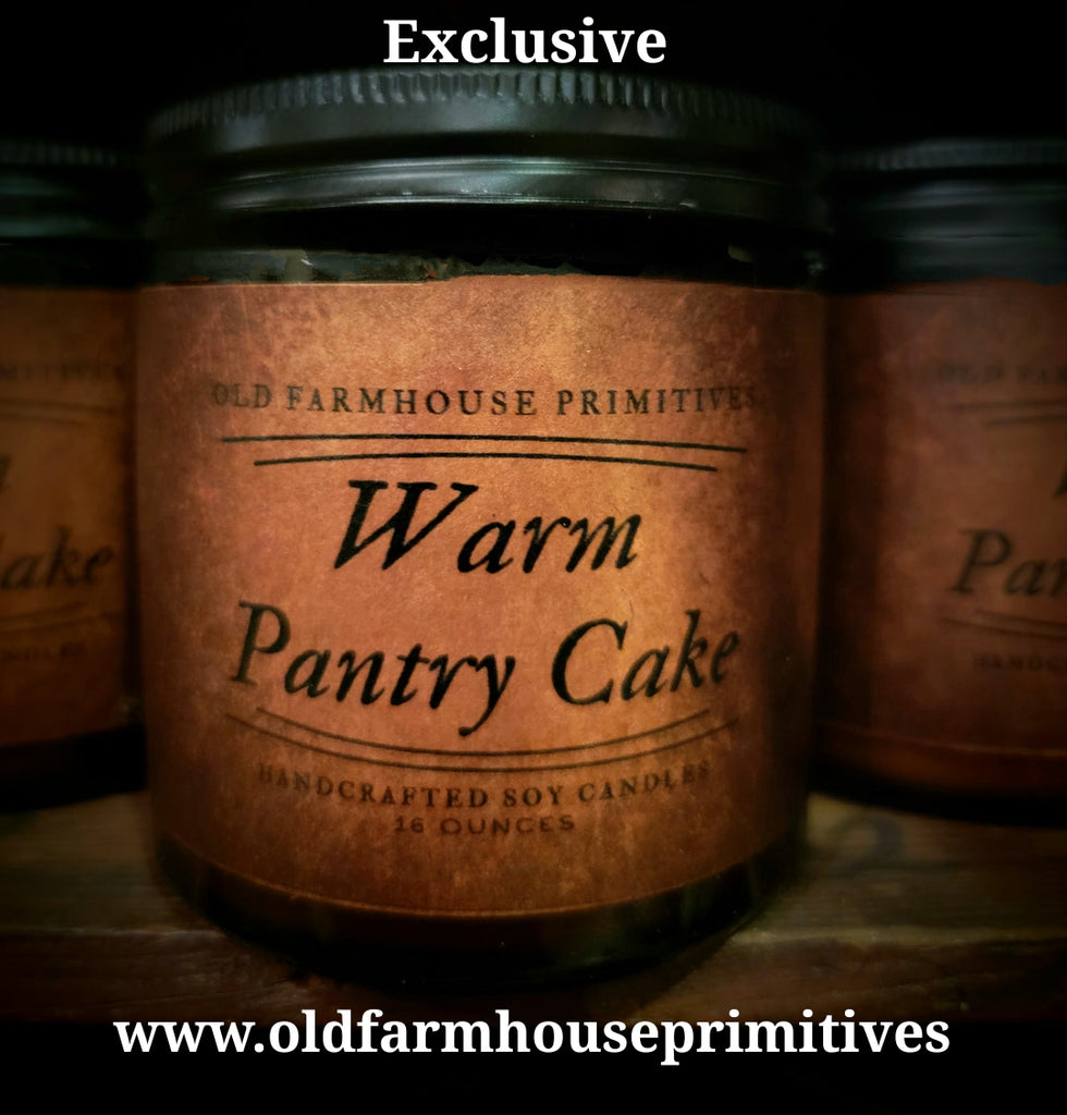 EXCLUSIVE! Old Farmhouse Primitives 16oz Soy Jar Candles ♥️ NEW SCENTS