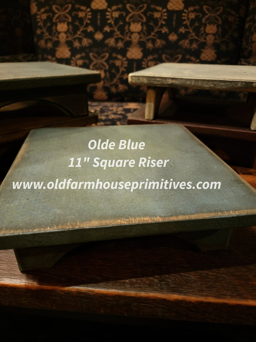 BW35 Primitive Square Wood Riser – Old Farmhouse Primitives