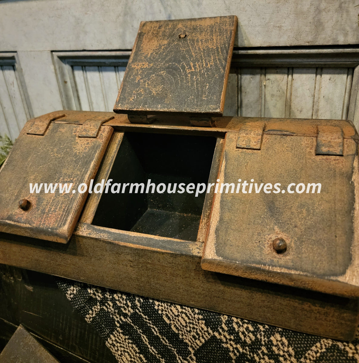 #BW3BC-PM Primitive Mustard 3 Bin Cubby MADE IN USA! – Old Farmhouse ...