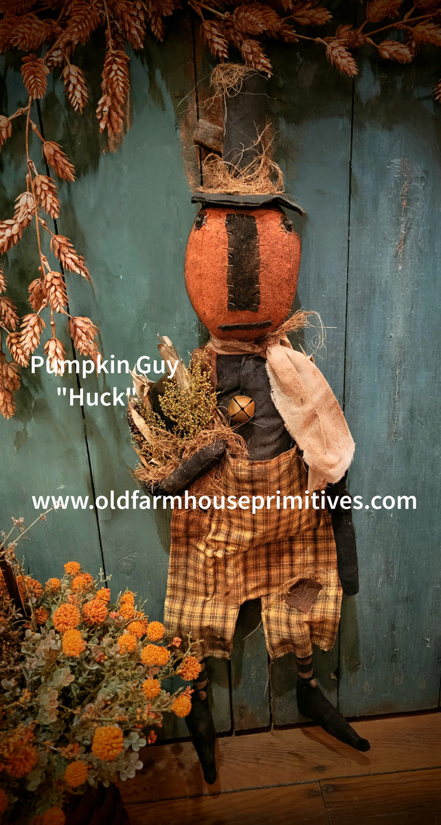#MA-F244 Pumpkin Guy "Huck" by Moses Allen Collection – Old Farmhouse ...