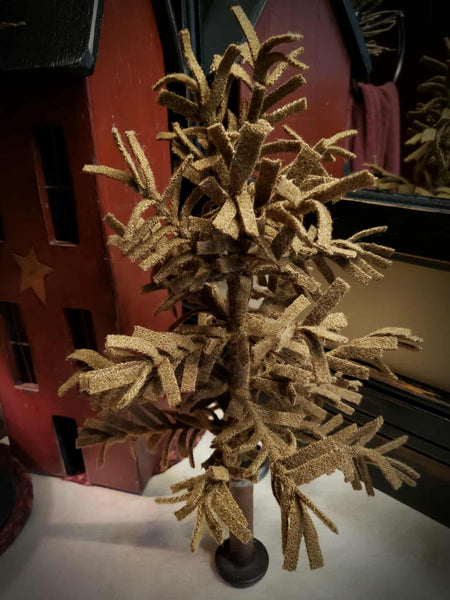 #PCDF56 Primitive Wool Tree 🌲 MADE IN AMERICA 🇺🇸 – Old Farmhouse Primitives