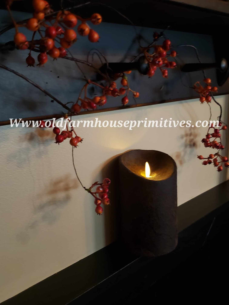 #41252B-OR Primitive Realistic Orange Bittersweet Twig Garland #1 Sell ...