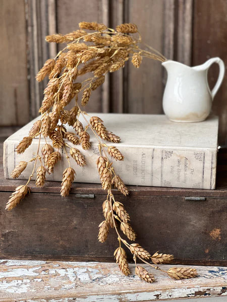 #38691DG Primitive "Natural" Hops Drip 30 Inch Hanging Garland – Old ...