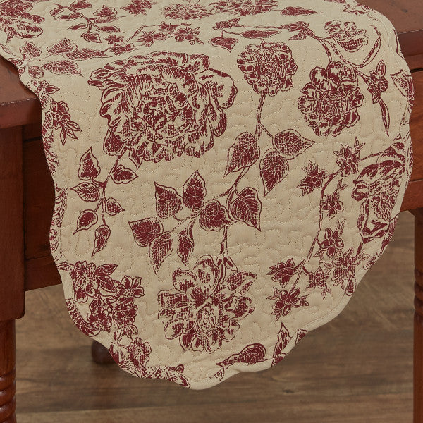 124-13 Rustic Floral Table Runner 13x54 – Old Farmhouse Primitives
