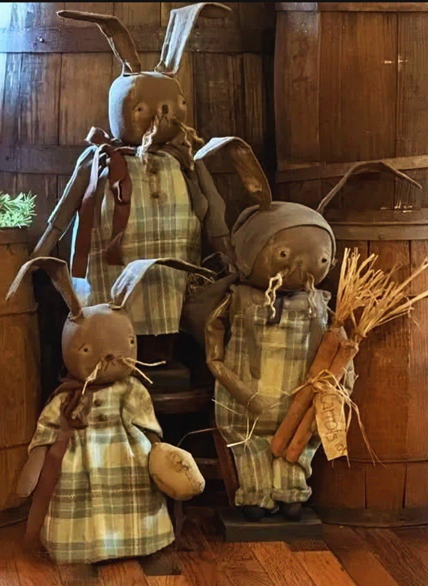 #DAW-WBL Primitive "WALLACE" Rabbit 🐰 Made In The USA – Old Farmhouse ...