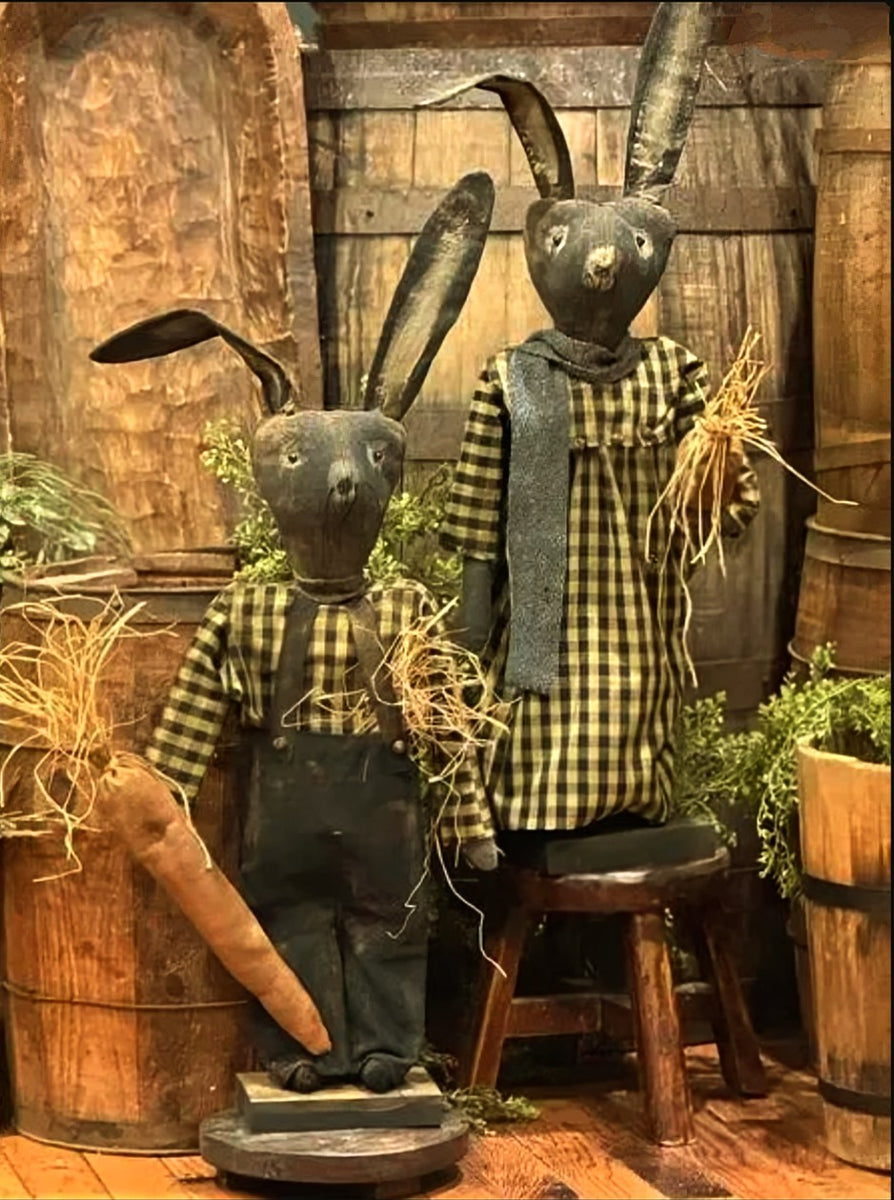 #DAW-TYS Primitive "TYSON" Bunny 🐰 Made In The USA – Old Farmhouse ...