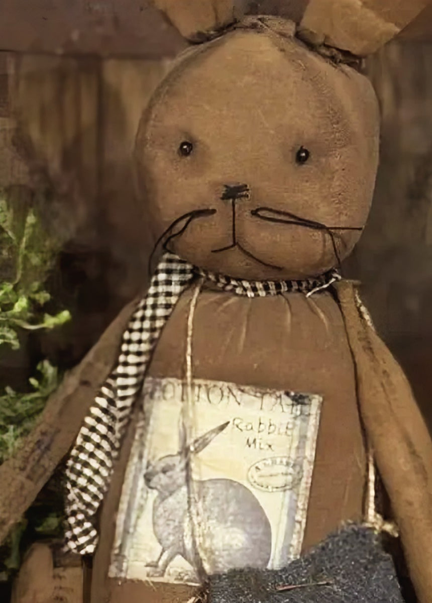 #DAW-CTT Primitive "COTTONTAIL" Bunny 🐰 Made In The USA – Old Farmhouse ...
