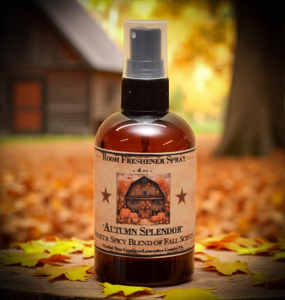 #HCAS4 Autumn Splendor 4oz Room Spray – Old Farmhouse Primitives