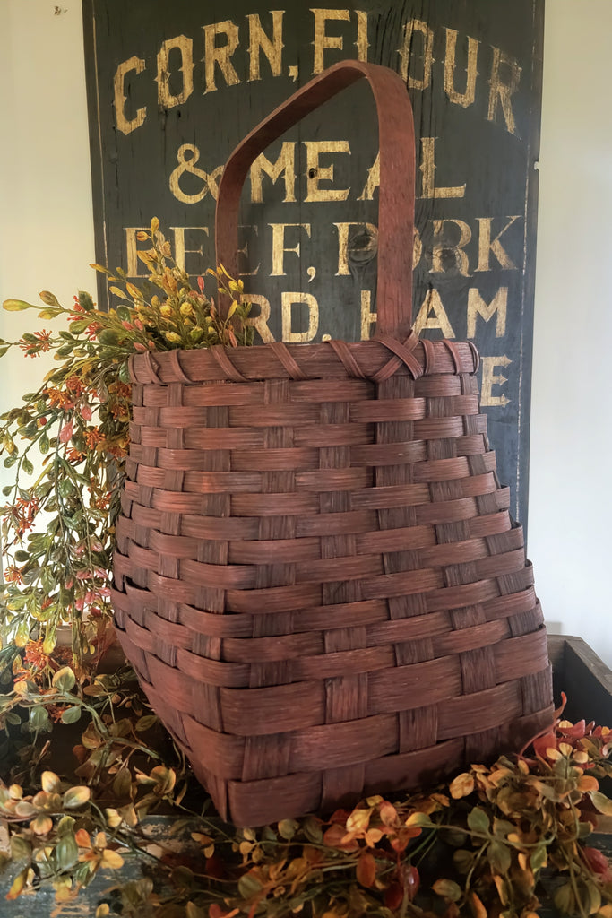 #R-PP Primitive Red Pilgrim Basket MADE IN AMERICA! – Old Farmhouse ...