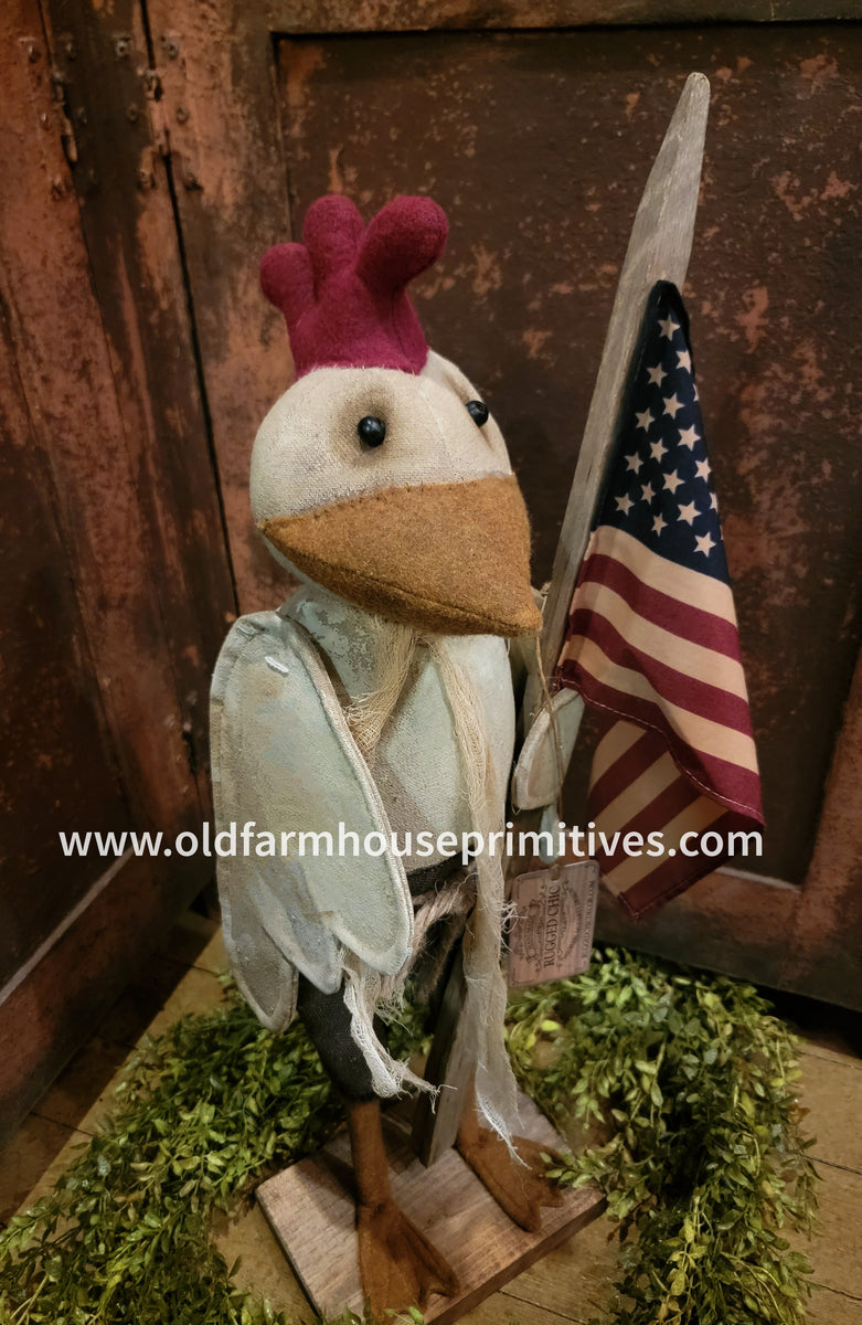 #RC25-RR Primitive "Roosevelt The Rooster" By RUGGED CHIC – Old ...
