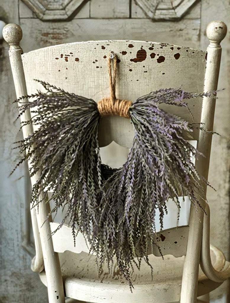 #5797 Ever After Sage 15In Wreath - Purple – Old Farmhouse Primitives