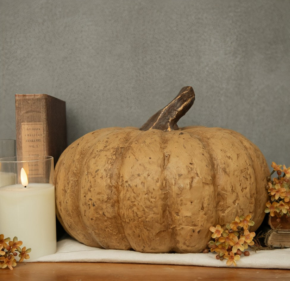 #WS221203 Beige Short 9In Pumpkin – Old Farmhouse Primitives