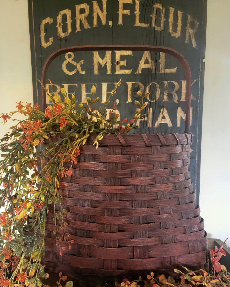 #R-PP Primitive Red Pilgrim Basket MADE IN AMERICA! – Old Farmhouse ...
