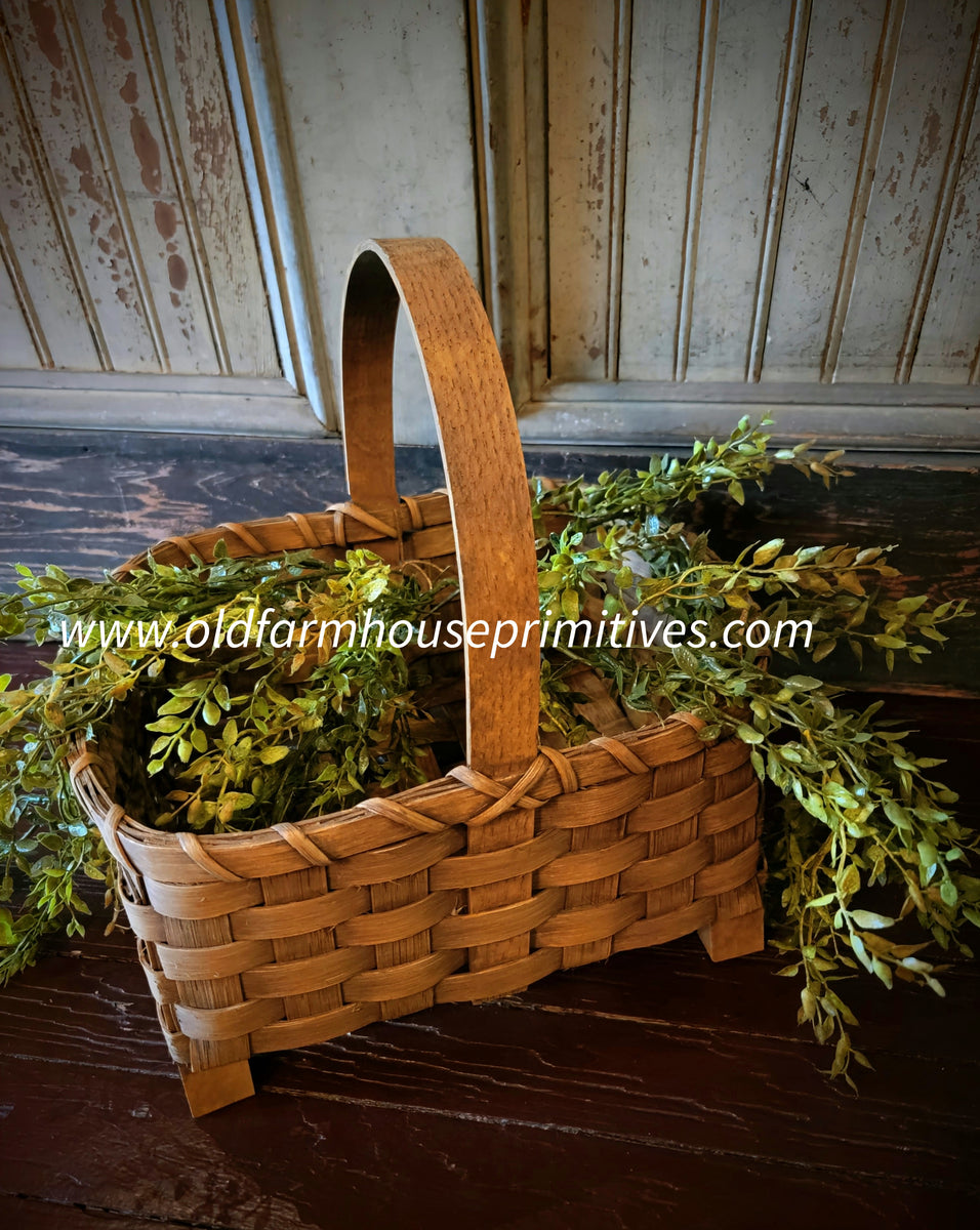 #TAFB-M Primitive "Footed Basket" - Mustard 🇺🇸 MADE IN THE USA! – Old ...