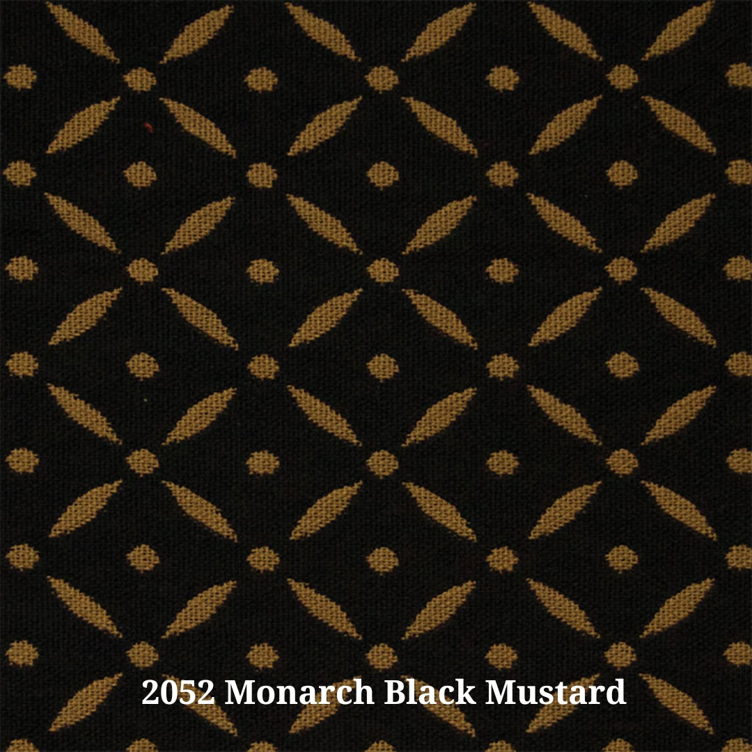 2052 Monarch Black Mustard (B) Furniture Upholstery Fabric – Old ...