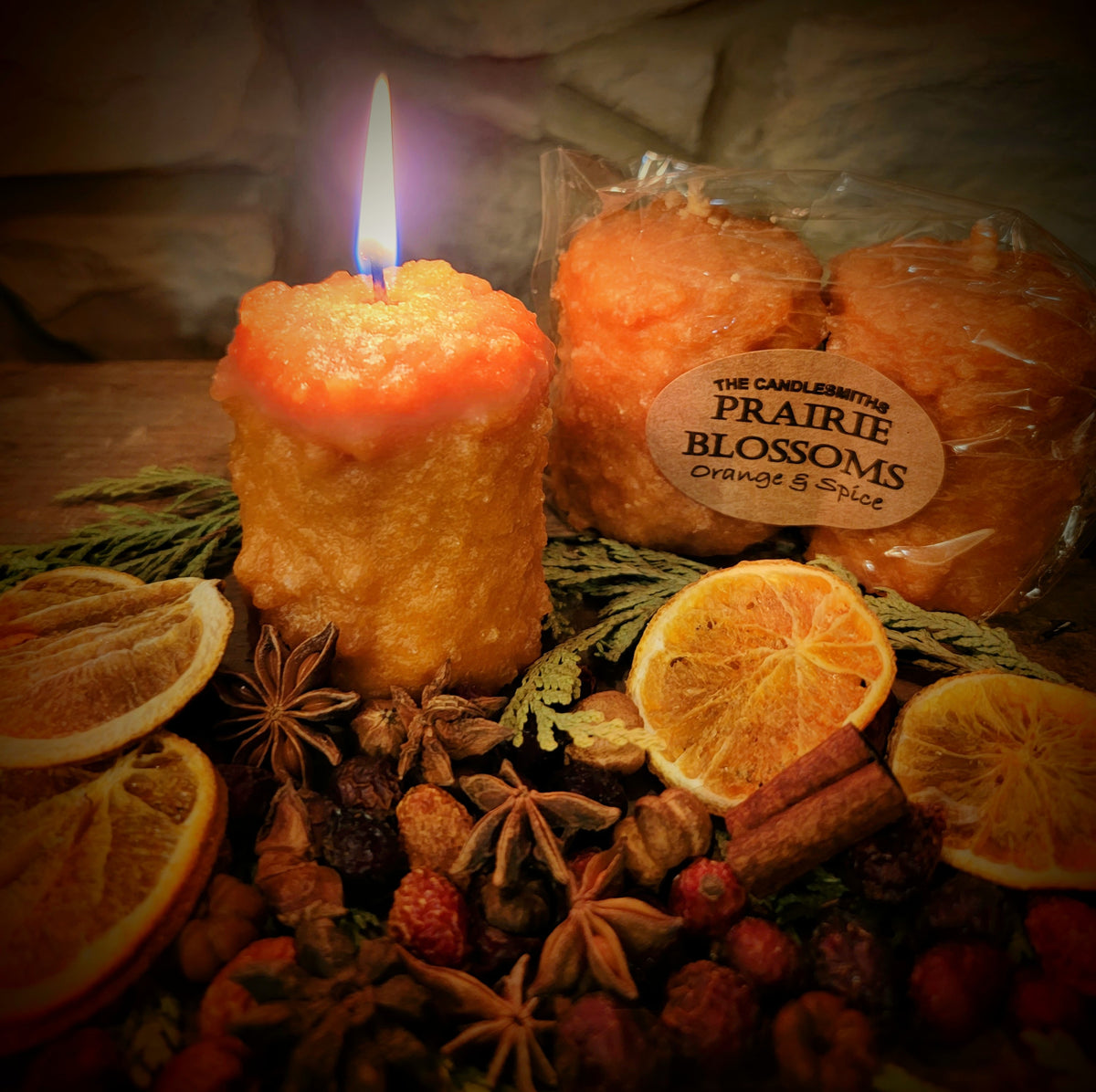 #TCSV15 Primitive Prairie Blossoms Votive Candles – Old Farmhouse ...
