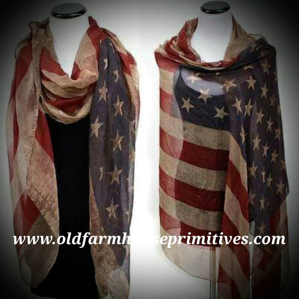 #VAFS Vintage American Flag Scarf (Made In USA) 🇺🇸 #1 Seller – Old ...