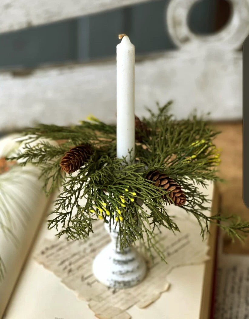 #ACCR18 Alpine Cedar Candle Ring 2" Inner / 7 INCH Outer – Old ...